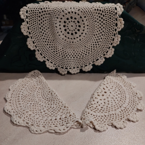 Handmade | Accents | Vintage Beautiful Set Of Three Crochet Doilies ...